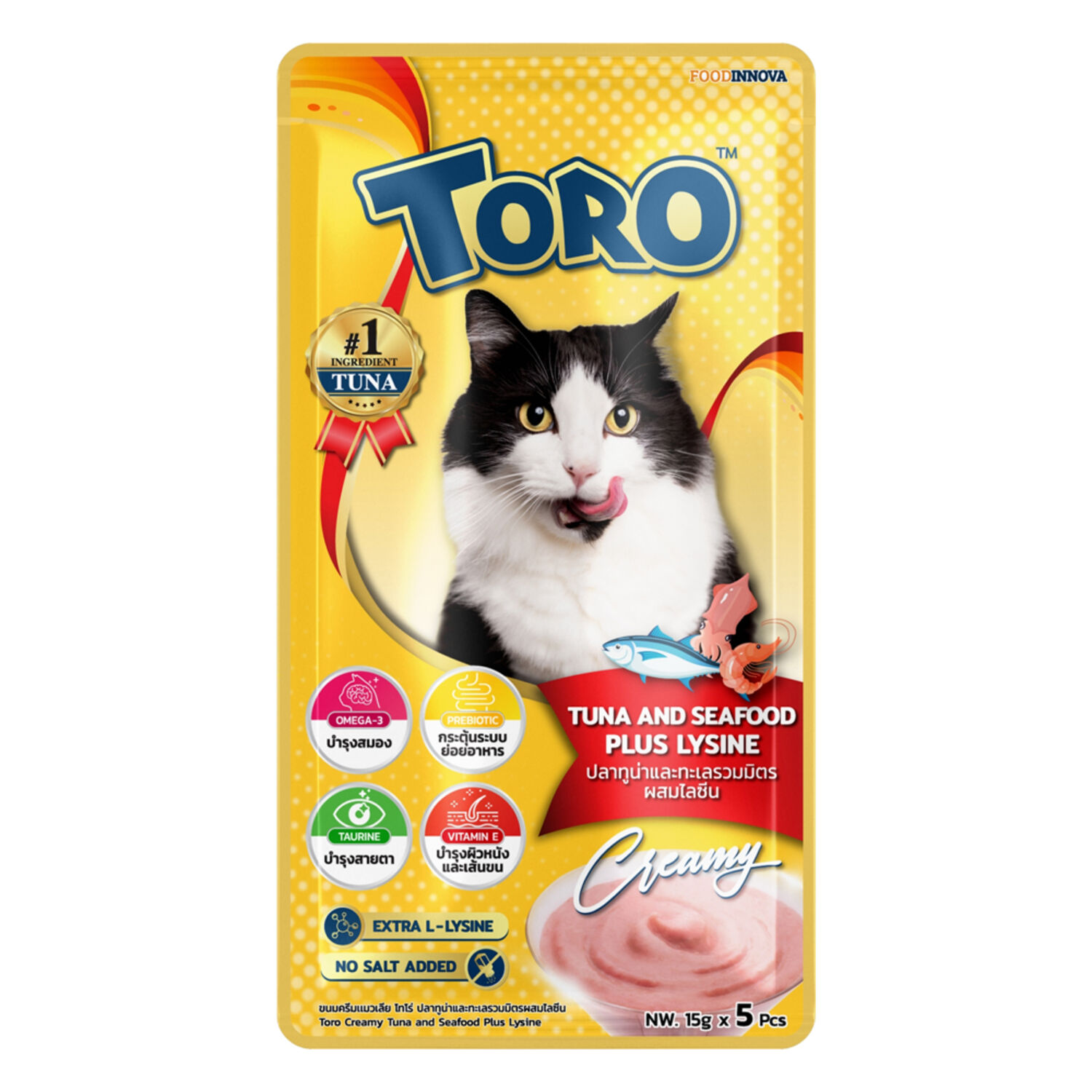 토로토로 스틱 참치 해산물 15g x 5개입 | 캣팡